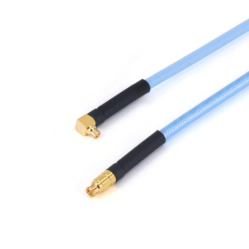 GPPO(Mini-SMP) Female to GPPO(Mini-SMP) Right Angle Female Cable Assem ...