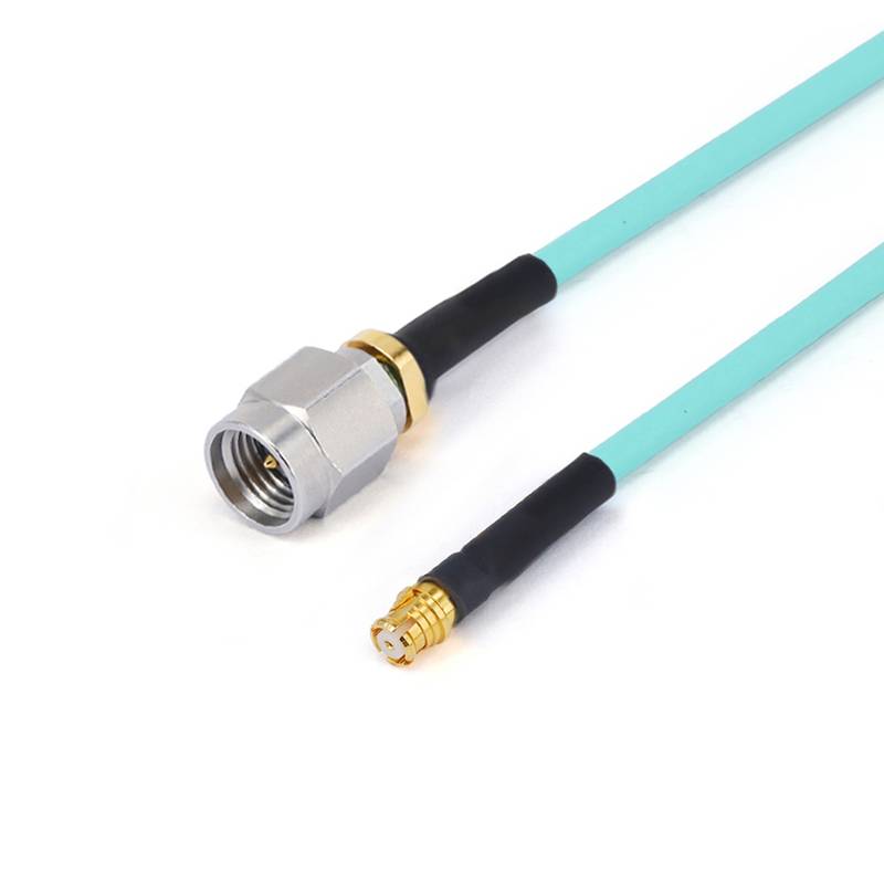2.92mm Male to GPO (SMP) Female Cable Using RG-405SS Flexible Coax | D – Flexi RF Inc