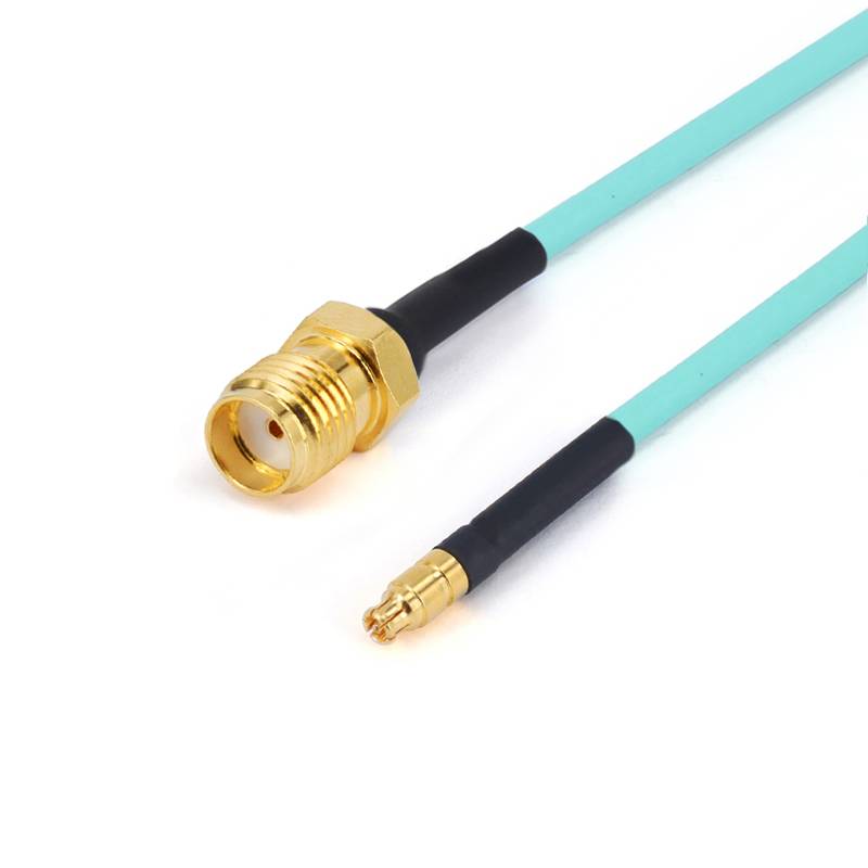 SMA Female to GPPO (Mini-SMP) Female Cable Using RG-405SS Flexible Coa ...