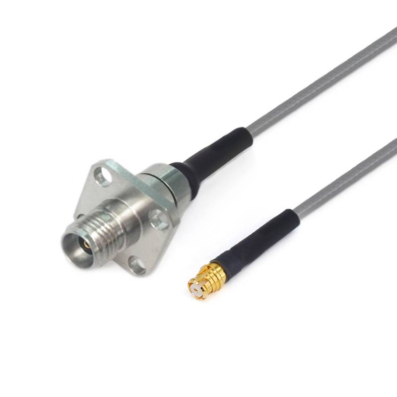 2.92mm 4 Hole Flange Female to GPO(SMP) Female Cable Assembly | 3506 S ...