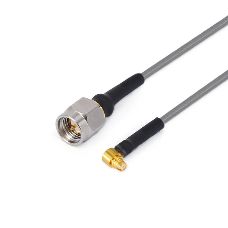 SMA Male to GPO(SMP) Right Angle Female Cable Assembly | 3506 Series L ...