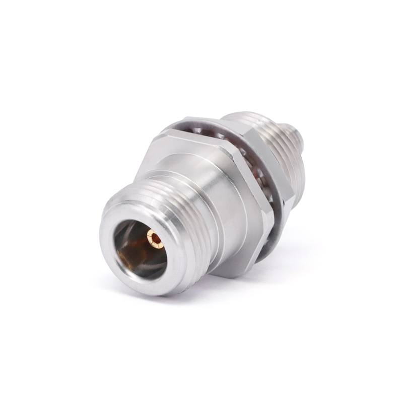 N Female to SMA Female Bulkhead Straight Precision Adapter | DC-18GHz ...