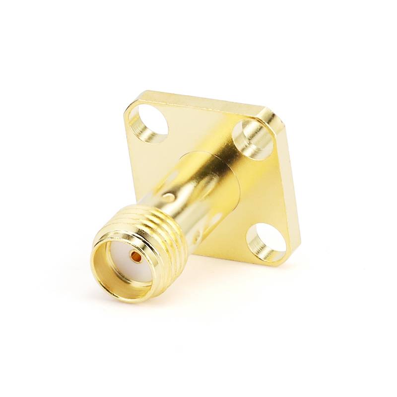 SMA Female to GPO(SMP) Male 4 Hole Flange Straight Adapter | DC-18GHz ...